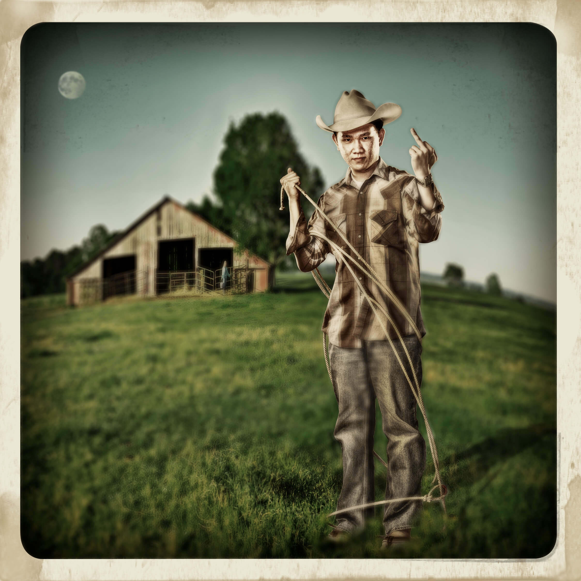 70's asian cowboy goggle - Geno Loro Photography